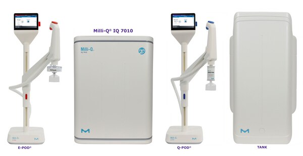 Milli-Q® IQ 7010 Pure & Ultrapure Water Purification System | ZIQ7010T0C